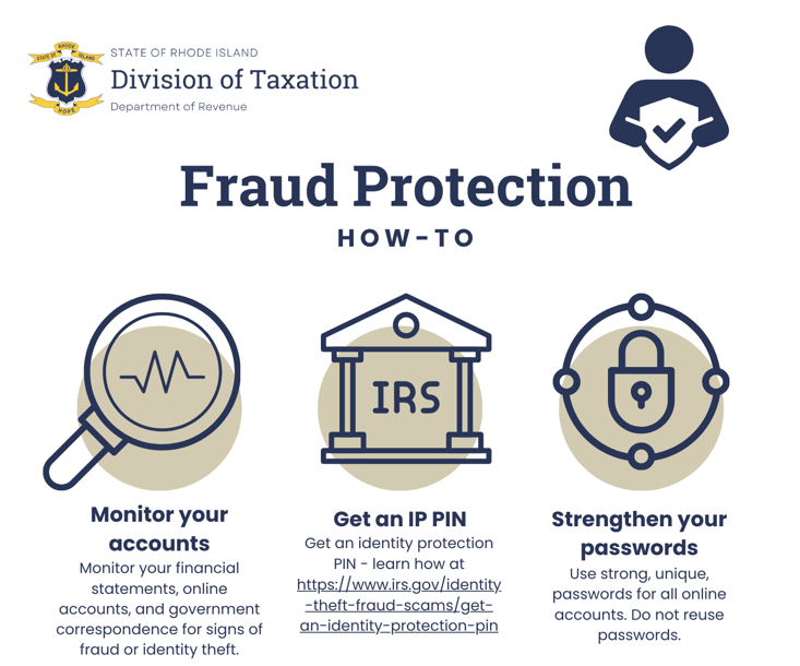 What to do if you suspect fraud? | RI Division of Taxation